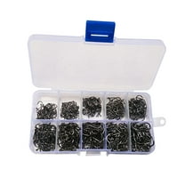 500PCS Small Fishing Hooks, Assorted 10 Sizes(3#-12#) Fish Hooks ...