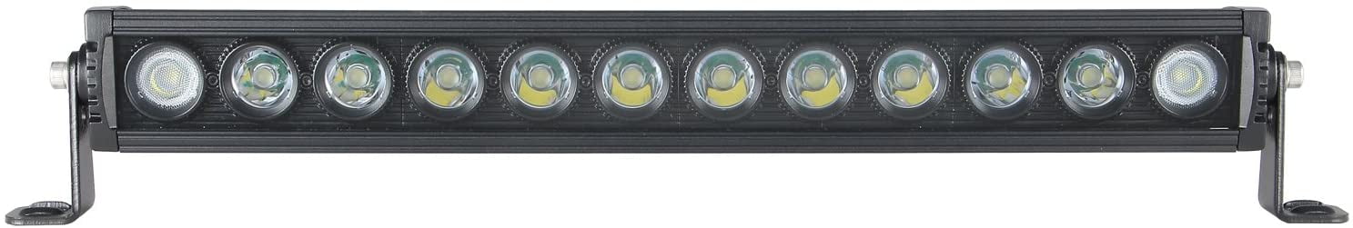 Pilot Automotive PL-9722P 22.5" PLX Single Row Black LED Light Bar ...