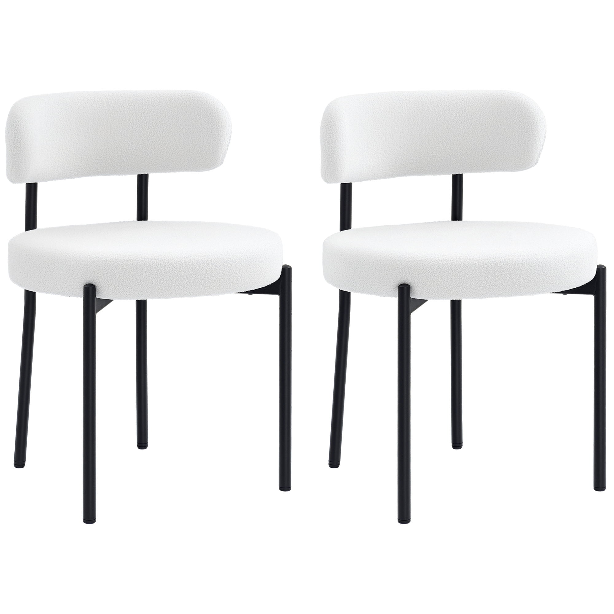 Click here for Homcom Dining Chairs Set Of 2 Kitchen Chairs With... prices