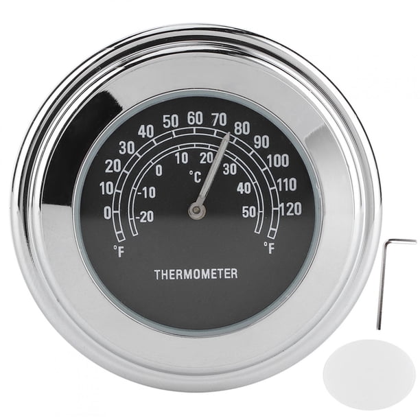 1in 7/8in Handlebar Mount Thermometer ‑20℃ ‑ 50℃ Measuring Dial ...
