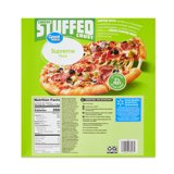 Great Value Stuffed Crust Supreme Pizza 24.55 oz with Pepperoni Sausage ...
