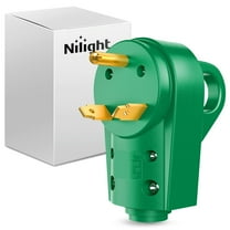 Nilight RV Y Splitter Adapter Cord 30 Amp to 50 Amp TT-30P Male Plug to ...