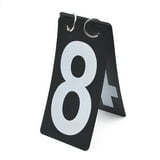 GOGO 2 Sets Waterproof Flip Scoreboard Numbers, 4 x 7 inch, 0-9 Double ...