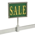 Rectangular Retail Rack Chrome Frame Magnetic 5.5" x 7" Sign Holder ...