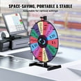 KFFKFF 18" Spinning Prize Wheel 14 Slots Tabletop Spinner for Trade ...