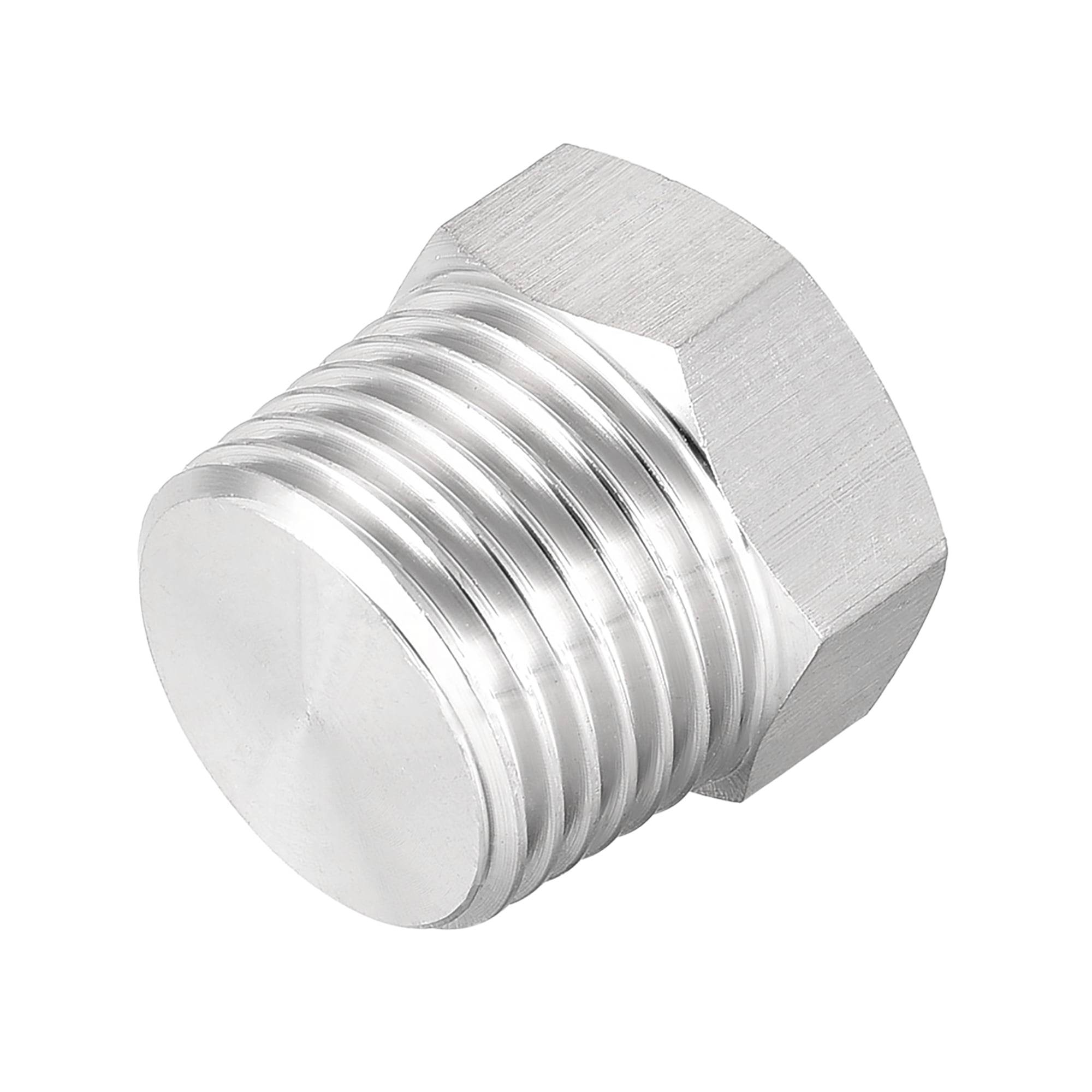 1 2NPT Male Outer Hex Head Plug 304 Stainless Steel Solid Thread 1-2npt-male-outer-hex-head-plug-304-stainless-steel-solid-thread