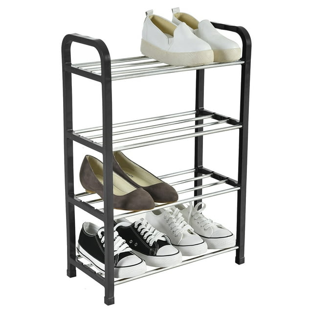 4 Tier Shoe Rack by Intellibrands - Walmart.com