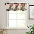 Back To School Kitchen Valances for Windows 42x12 Inch Kitchen Curtains ...