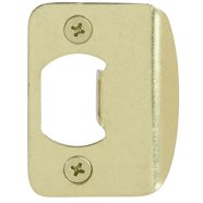 Brass Standard Door Lock Residential Strike Plate - Walmart.com