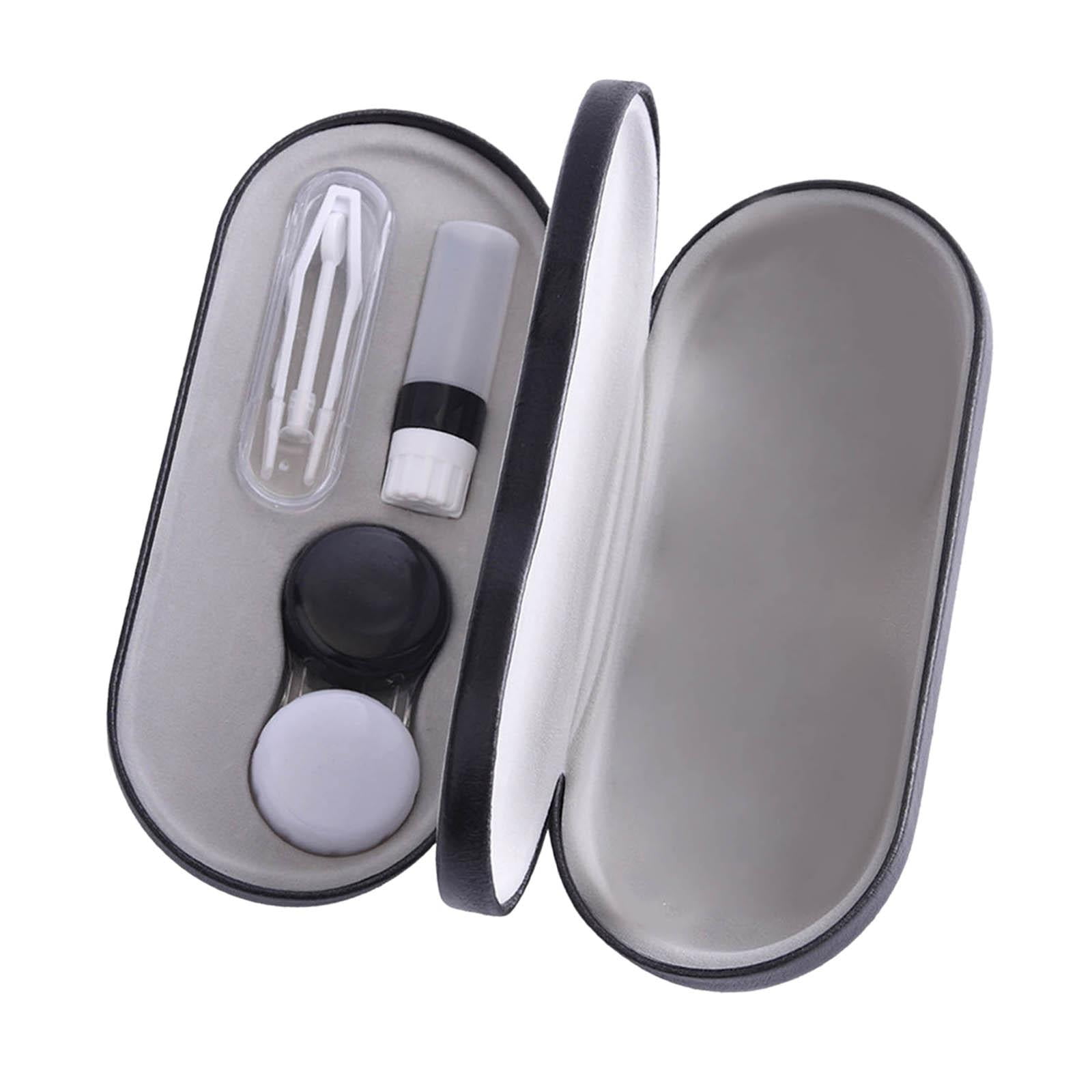 Double Eyeglass Case for Travel Glasses Container Holder Hard Case ...