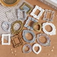 12Pcs Small Picture Frame Small Antique Resin Photo Frame Oval ...