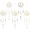 1PC Natural Chip Stone Moon Crystal Suncatcher Rainbow Maker, Sun ...