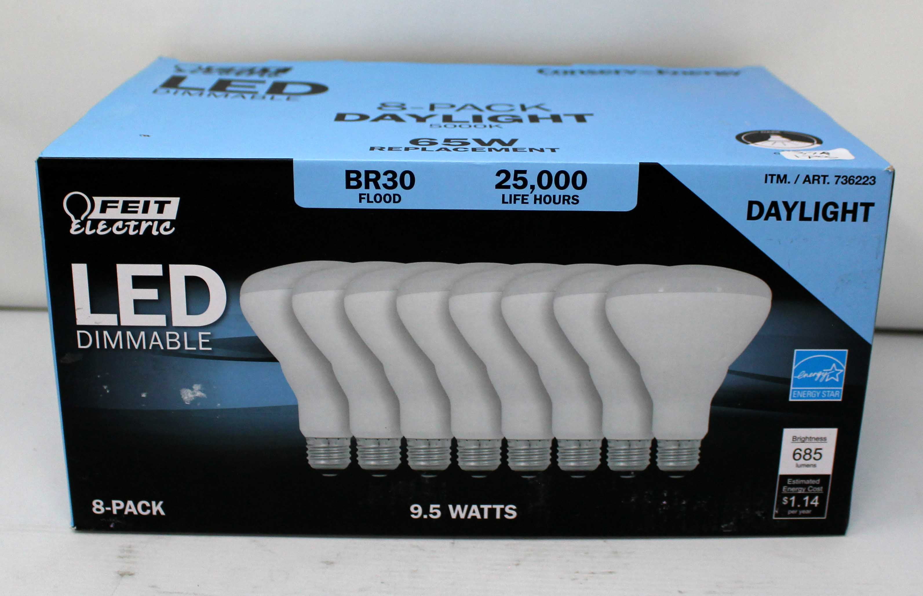 Feit Electric LED Dimmable 8 Daylight Pack 5000K - Walmart.com