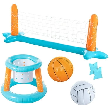 Intex Inflatable Shootin' Hoops Set with Two Inflatable Balls - Walmart.com