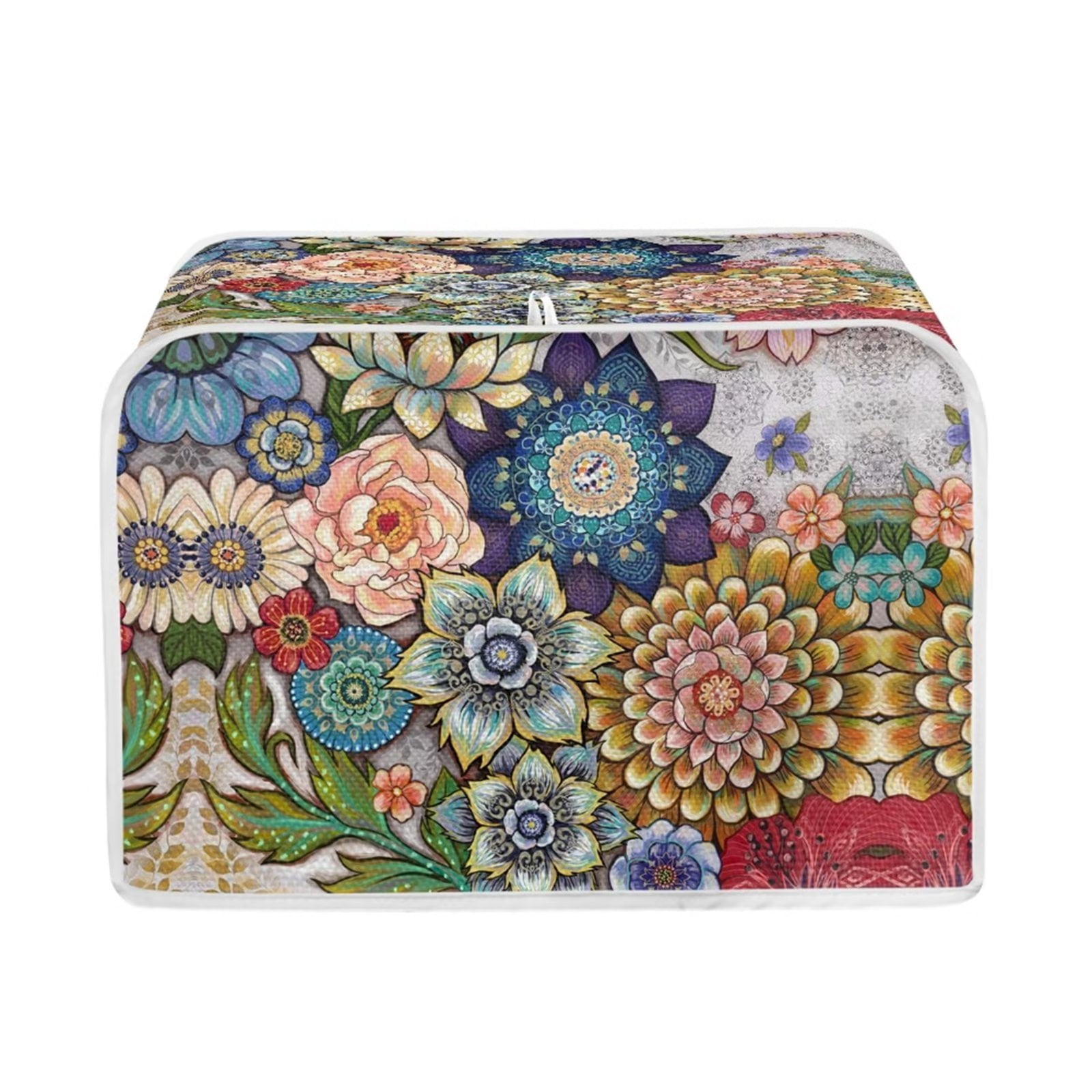 FKELYI Boho Mandala Flower Toaster Covers Washable Toaster Covers 4 ...