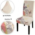 Butterfly Chair Covers for Dining Room Set of 4 Stretch Dining Chair ...