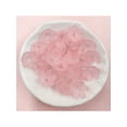 100pcs Pink 6-Claw Flower Beads 14mm Matte Acrylic Beads For DIY ...