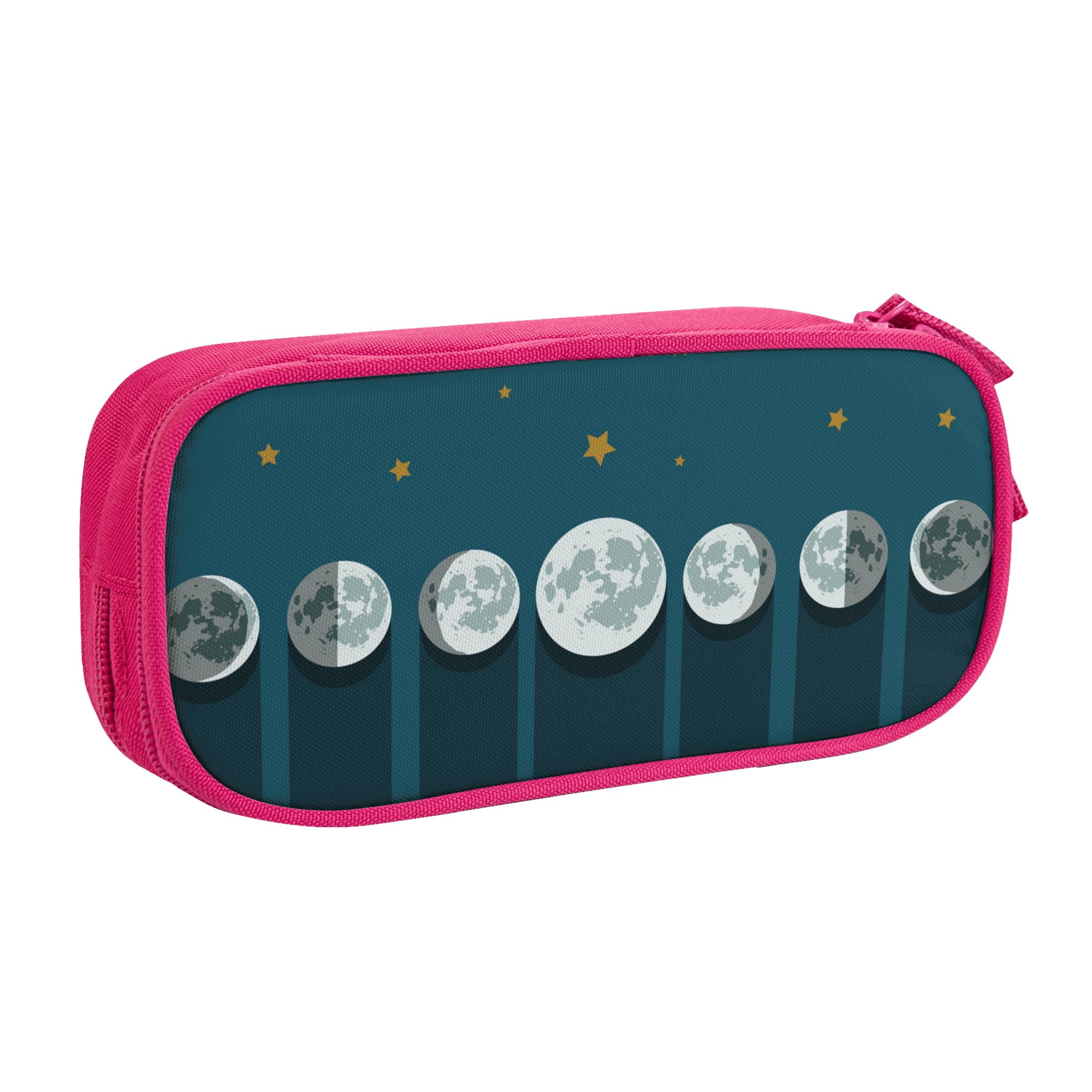 TEQUAN Large Capacity Pencil Case, Night Sky Moon Stars Pattern Pencil ...