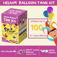 Spozer 22L Helium Tank, Inflates Up to 100 Balloons, 99.99% Pure Helium ...