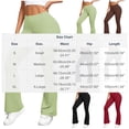 Antinious Ladies Solid High Waist Breathable Flare Stretch Workout Slim ...