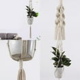 Worgeous 3 Pcs Large Macrame Plant Hanger Rope Pot Crochet Hangers ...