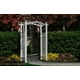 Vita 49"L x 24"W x 88"H Florence Vinyl Arbor, White, VA68133 - Walmart.com