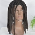 12 Inch Transparent Full Lace Base African Braids Extension Human Hair ...