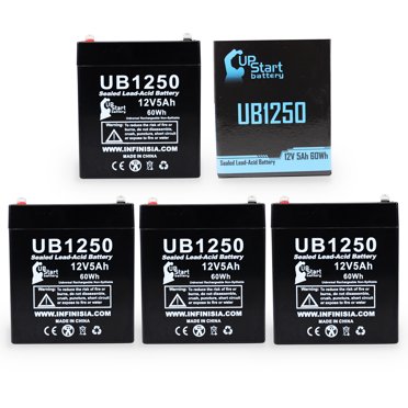 4x Pack - Compatible Powertron PE6V1F1 Battery - Replacement UB1213 ...