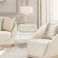 Michael Amini La Rachelle 1-Drawer Nightstand - Champagne Ivory ...