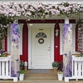 Psesaysky Welcome Sign for Front Porch Floral Butterfly Spring Hanging ...