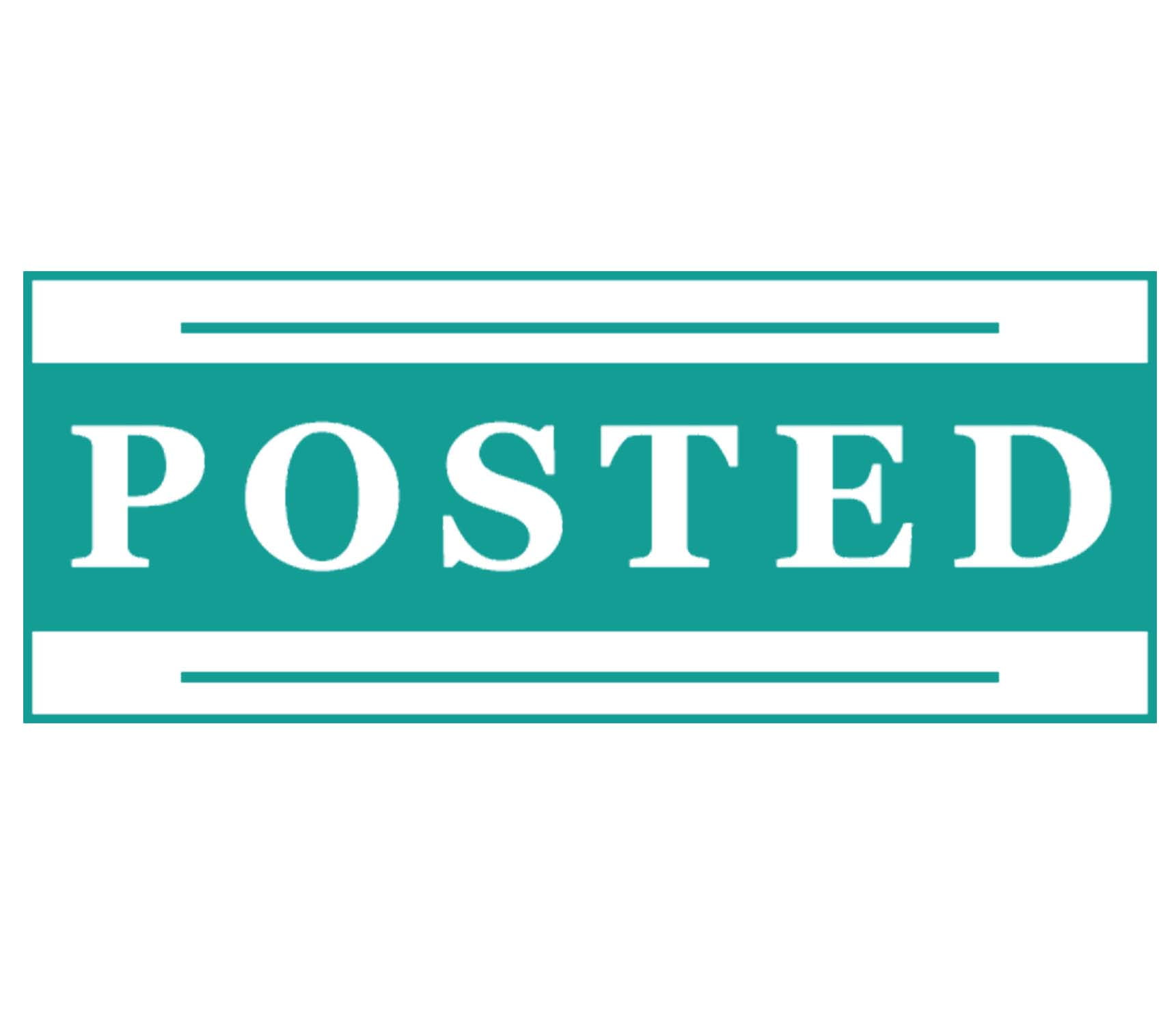 Printtoo Posted Self Inking Rubber Stamp Pre-Inked Office Stamp- Home ...