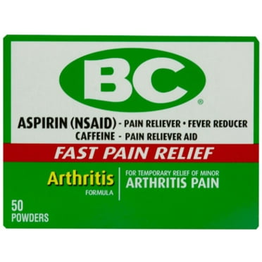BC Arthritis Formula Pain Reliever Powders 24 Each (Pack of 3 ...