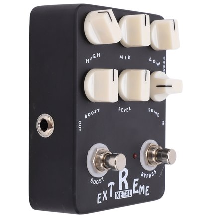 Distortion Effect Pedal, 9V Portable Bypass Single Block Effects Low ...