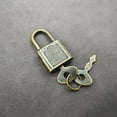 Mini Retro Padlock for Notepad Diary Small Luggage Box Lock With Keys ...