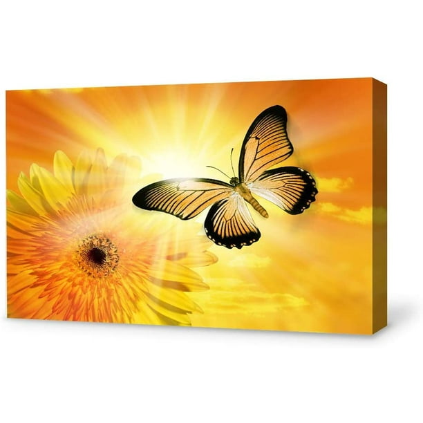 Wall26 Canvas Wall Art Beautiful Butterfly Giclee Painting Wall Art for ... Wall26 Canvas Wall Art Beautiful Butterfly Giclee Painting Wall Art for ...