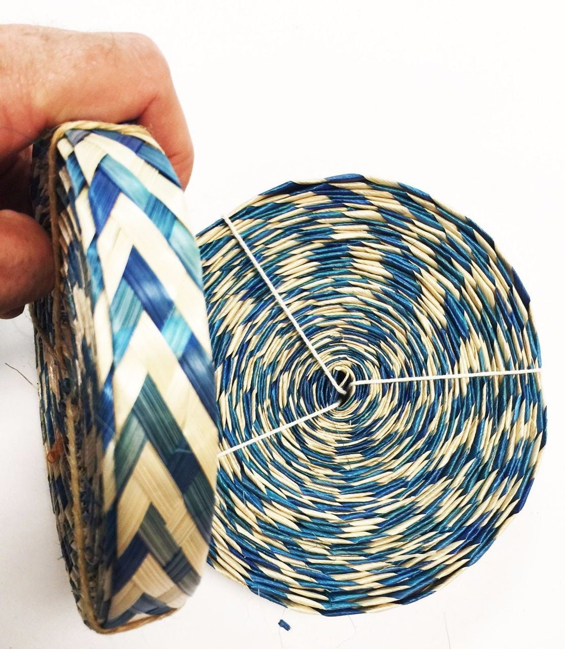 1228 40ft Braided Palm Leaf Rope. (Blue.) - Walmart.com