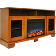 Cambridge Savona Electric Fireplace Heater with 59" Entertainment Stand ...