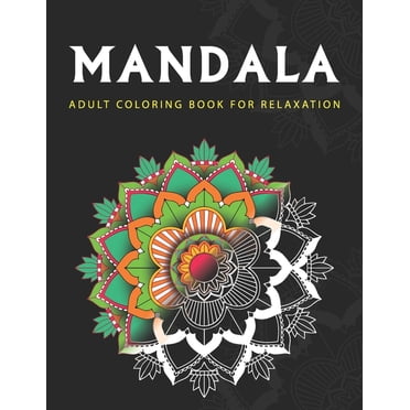 Butterflies and Mandalas Adult Coloring Book: Stress Relieving Designs ...