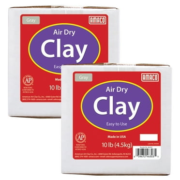 Amaco Air Dry Modeling Clay, 10 Lbs., Gray - Walmart.com