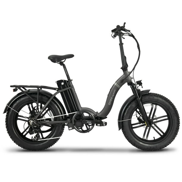 Emmo EMini Ebike - Folding Fat Tire E Bicycle - Scooter - 48V 750W ...