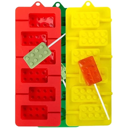Silicone Lol p Molds, Chocolate Hard Candy Lollypop Sucker Mold Set of ...
