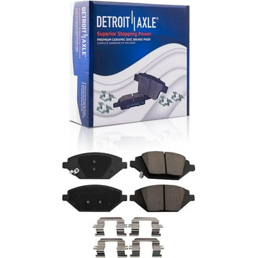 Detroit Axle - Front & Rear Ceramic Brake Pads Replacement for 2012 ...