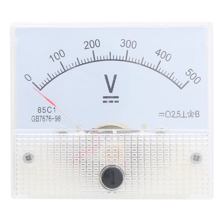 DC Pointer Voltmeter, Beautiful Generous Simple Structure 85C1 DC 0 ...
