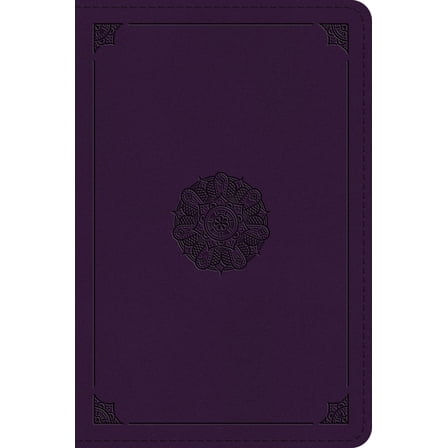 Esv Large Print Thinline Reference Bible-Forest/Tan Trail Design ...