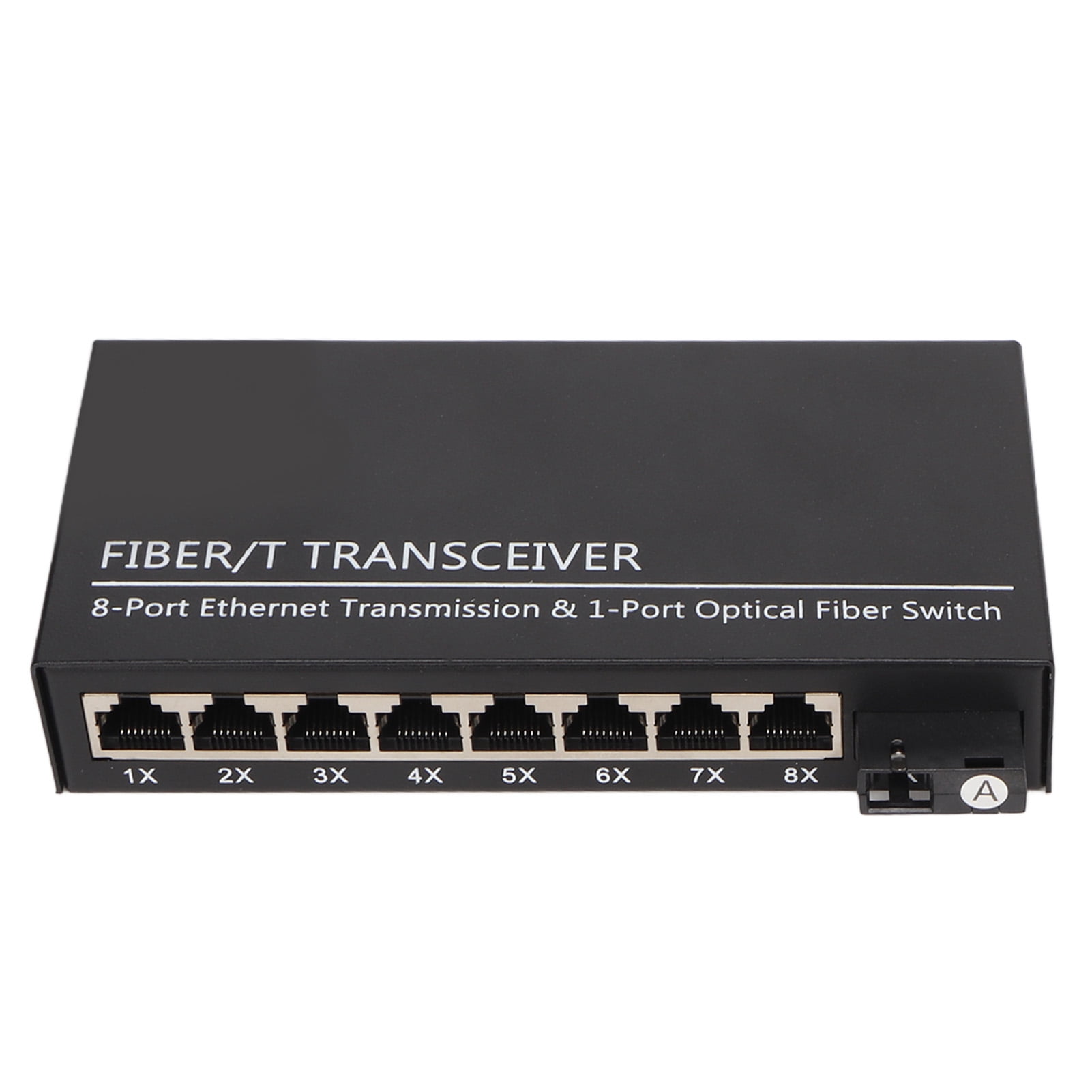 Transceptor de fibra Tx1310nm RX1550nm hasta 25 km 1 puerto óptico 8 ...