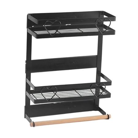 Fridge Organizer with 1 sheet of paper Towel Roll Holders Storage ...