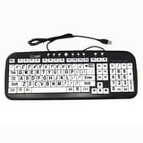 Ergoguys Egoguys Ezsee USB Large Print Low Vision, Media Keyboard ...