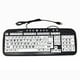 Ergoguys Egoguys Ezsee USB Large Print Low Vision, Media Keyboard ...