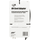 Road Power 09542 14/3 STW 15 to 30-Amp RV Adapter Extension Cord with ...