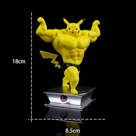 Pokemon All Styles Muscle Man Anime Charmande Squirtle Psyduck Body ...
